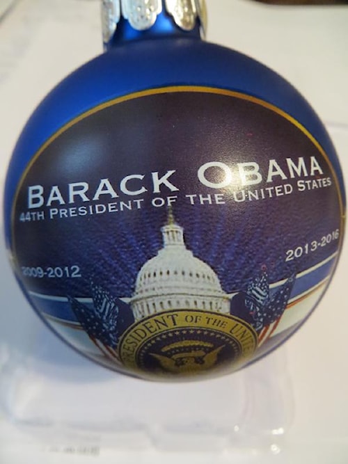 Barack Obama Commemorative Ornament-