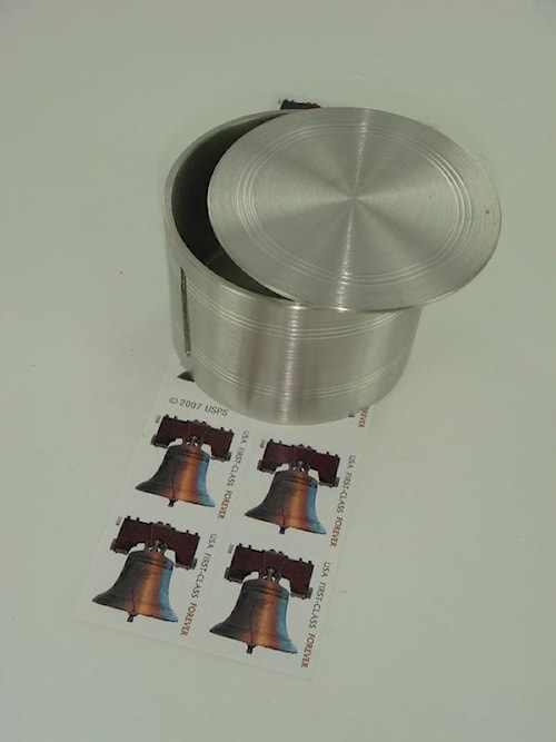 Pewter Stamp Dispenser