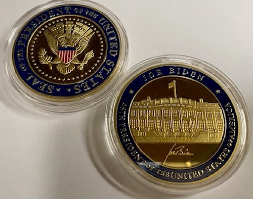 Joe Biden White House Challenge Coin