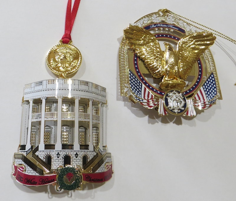2018 Official White House Truman Ornament & 2017 Official White House ...