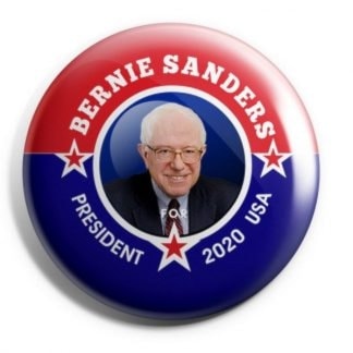 Bernie Sanders 2020 RED and BLUE Campaign Button
