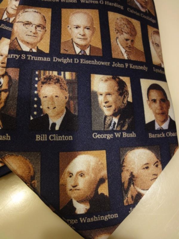 Presidents Tie