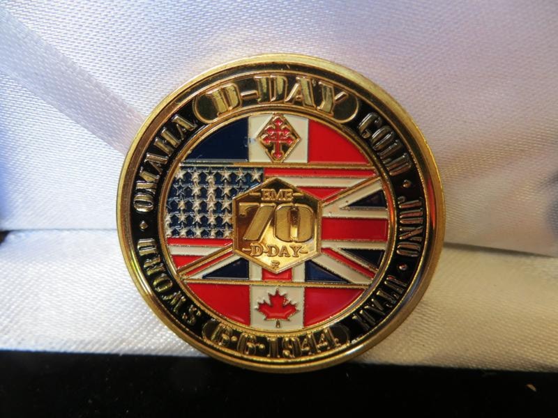 D-Day Challenge Coin - 70th Anniversary Normandy