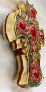 Cross - Large Red and Gold Cross