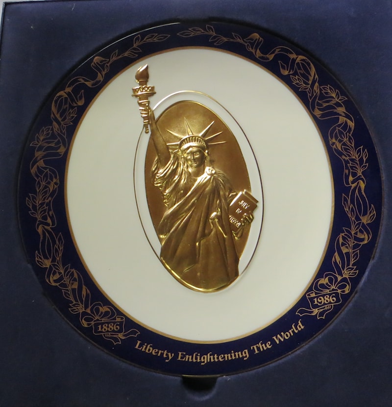 Statue of Liberty Commemorative Plate by Pickard