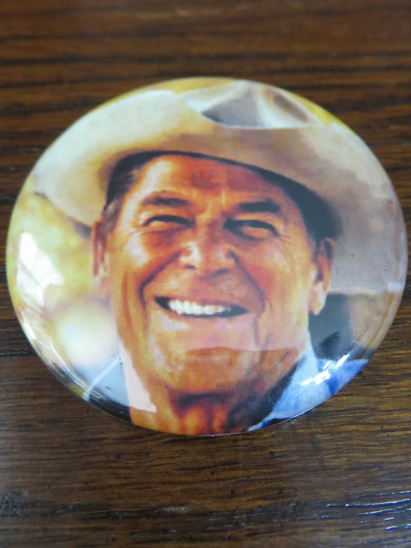 Reagan at the Ranch Button