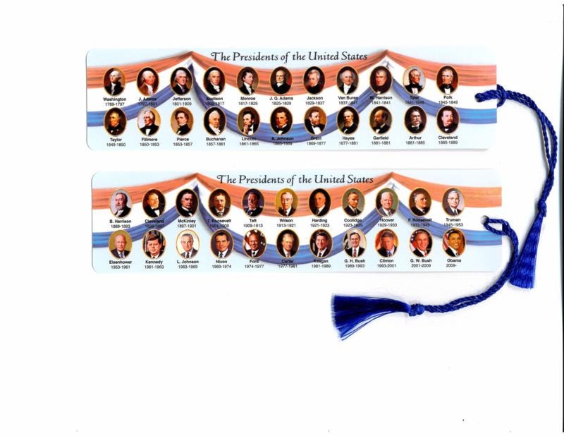 Presidential Bookmark