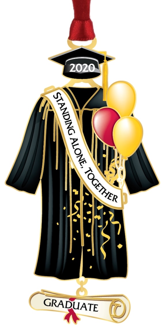 2020 Senior Graduation Commemorative Ornament - STANDING ALONE TOGETHER