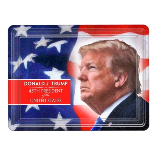 Donald Trump Stars and Stripes Magnet