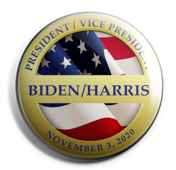 Biden Harris 2020 November 3, 2020 Campaign Button