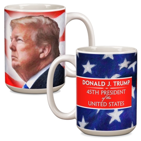 Donald Trump Ceramic Stars and Stripes Mug